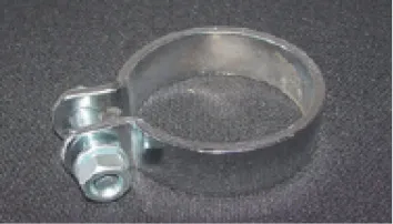 1 3/4” Chrome heavy duty Center Clamp with nut and bolt. - Yamahaxs650.com